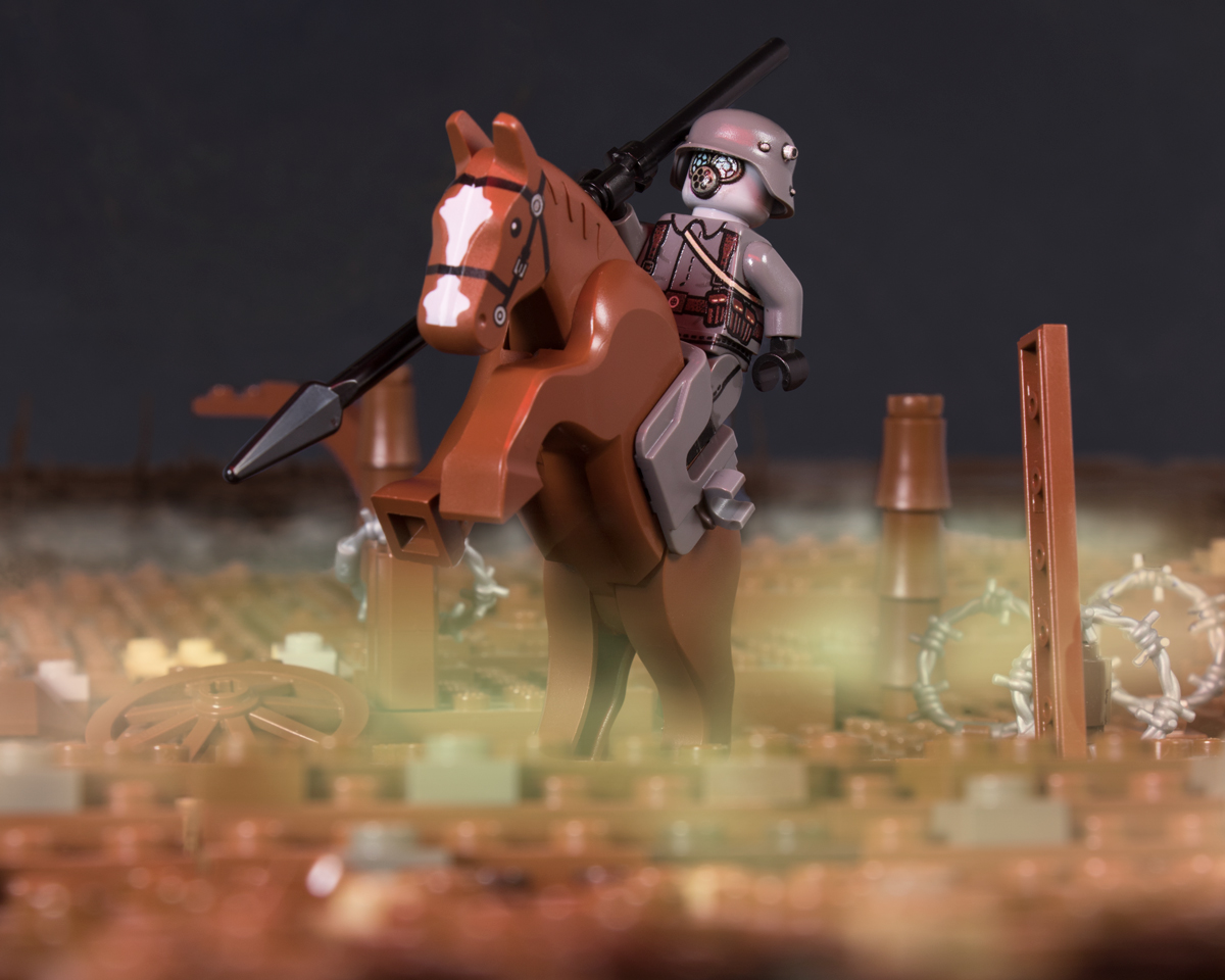 WWI German Cavalry Lancer - Brickmania Toys
