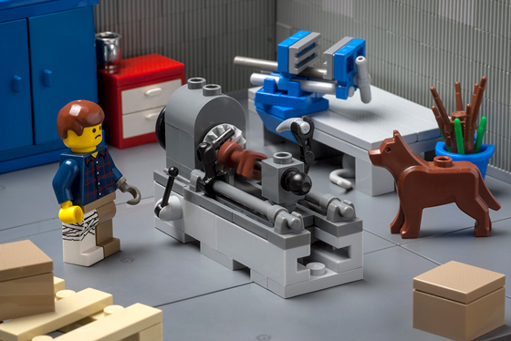 Lathe - The Workshop Collection - Brickmania Toys